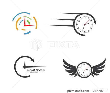 fast in time logo icon illustration design vector-插圖素材 [74270202] - PIXTA圖庫