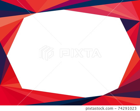 Geometric pattern frame triangle - Stock Illustration [74291023] - PIXTA