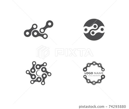 Chain logo design - Stock Illustration [74293880] - PIXTA