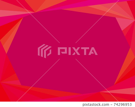 Geometric pattern frame triangle - Stock Illustration [74296953] - PIXTA