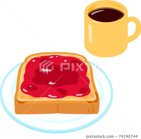 Toast And Jam Clipart