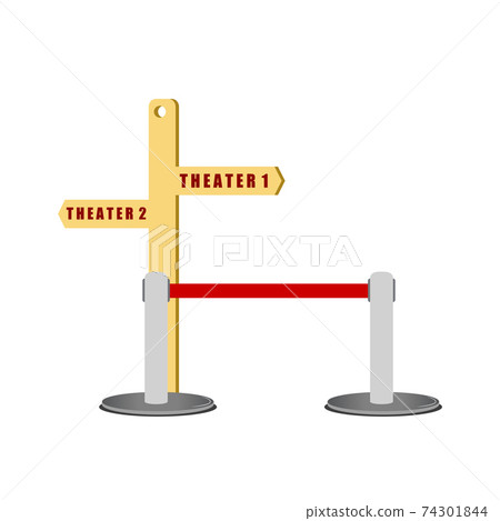 Theater direction board. Theater equipment - Stock Illustration ...