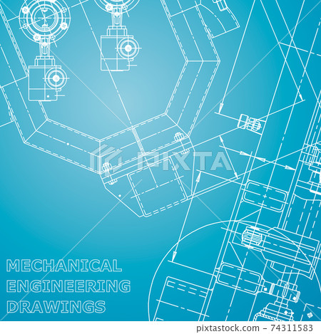 Backgrounds of engineering subjects. Technical... - Stock Illustration ...