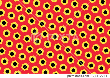 Simple geometric pattern in the colors of the... - Stock Illustration ...