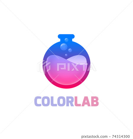 Color lab logo template - Stock Illustration [74314300] - PIXTA