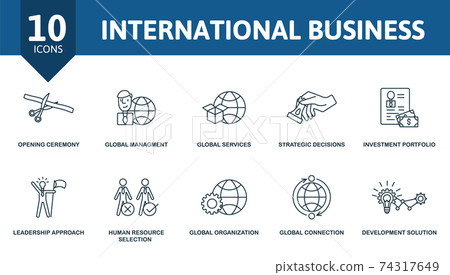International Business icon set. Collection...-插圖素材 [74317649] - PIXTA圖庫