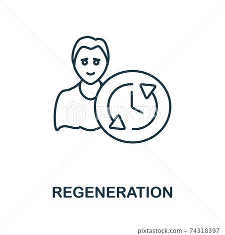 Regeneration icon. Simple illustration from...-插圖素材 [74318397] - PIXTA圖庫