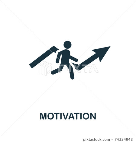 Motivation vector icon symbol. Creative sign... - Stock Illustration ...
