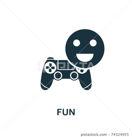 Fun vector icon symbol. Creative sign from... - Stock Illustration ...