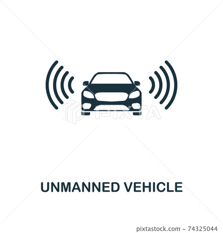 Unmanned Vehicle icon. Premium style design... - Stock Illustration ...
