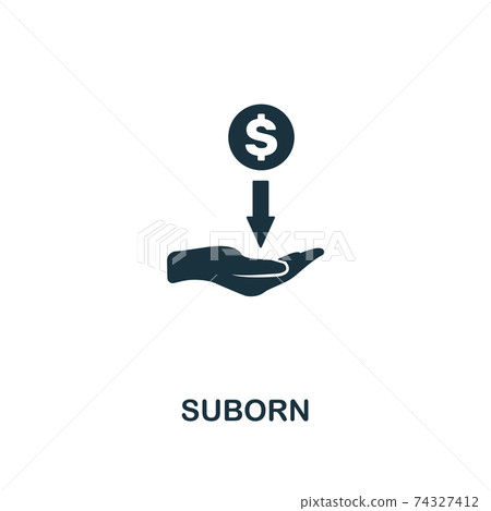 Suborn icon. Premium style design from... - Stock Illustration ...