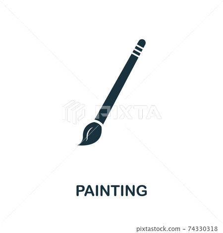 Painting vector icon symbol. Creative sign from... - Stock Illustration ...