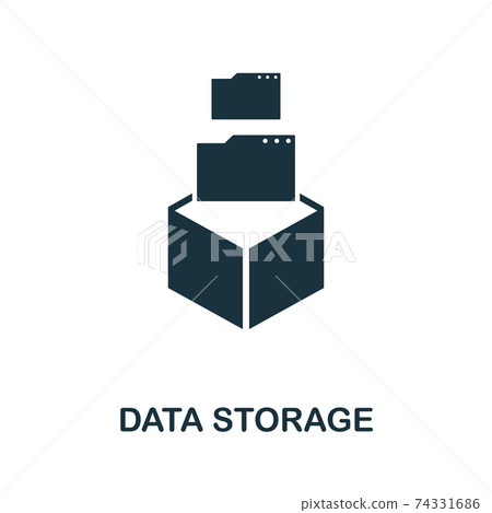 Data Storage icon. Simple element from data... - Stock Illustration [74331686] - PIXTA
