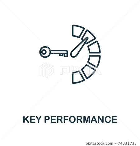 Key Performance outline icon. Thin line concept... - Stock Illustration ...