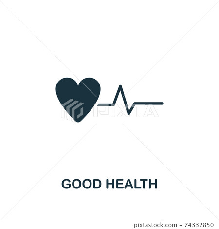 Good Health icon. Creative element design from... - Stock Illustration ...