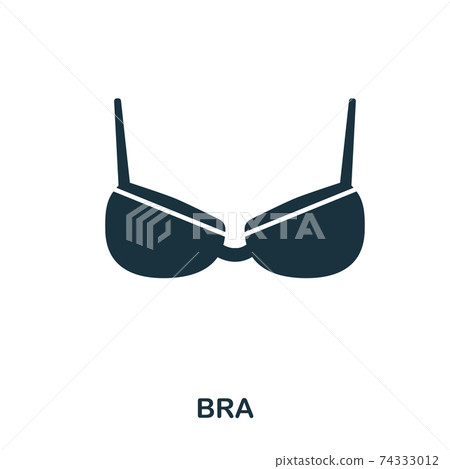 Bra icon. Flat style icon design. UI.... - Stock Illustration [74333012 ...