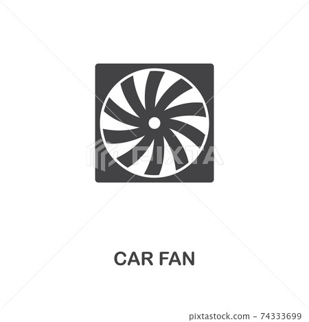 Car Fan creative icon. Simple element... - Stock Illustration [74333699 ...