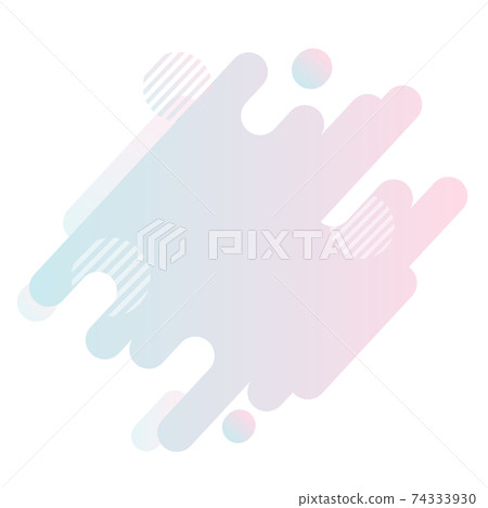 Geometric pattern heading / frame design material - Stock Illustration ...