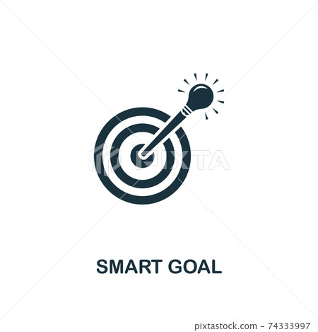 Smart Goal icon. Creative element design from... - Stock Illustration ...