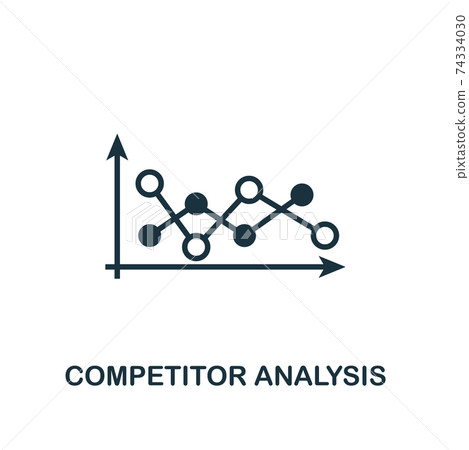 Competitor Analysis icon. Creative element... - Stock Illustration ...