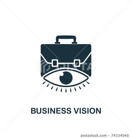 Business Vision icon. Creative element design... - Stock Illustration ...