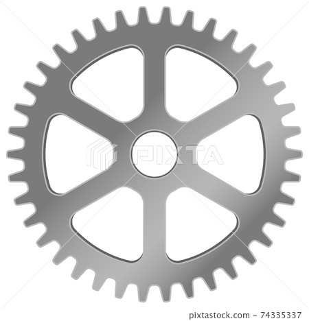 Realistic vector illustration of gears - Stock Illustration [74335337 ...