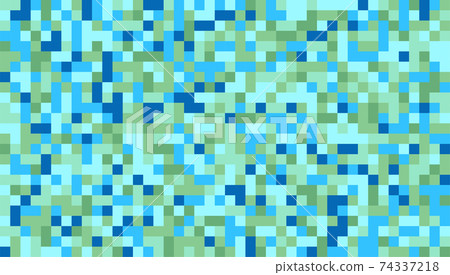Pattern of blue, green square background,... - Stock Illustration ...