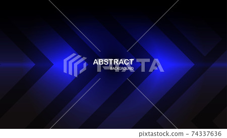 Bright blue tech background with arrows and... - Stock Illustration ...