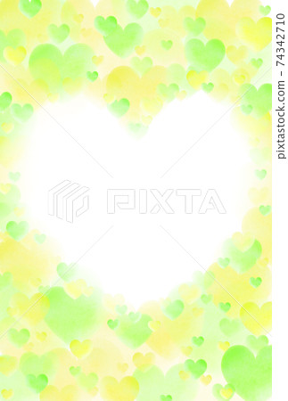 Frame material Heart-shaped frame made of... - Stock Illustration ...