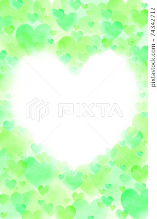 Heart material Heart-shaped frame made of... - Stock Illustration ...