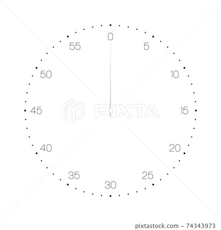 Analog sport stopwatch face - Stock Illustration [74343973] - PIXTA