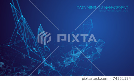 Data mining and management. Big data abstract... - Stock Illustration ...
