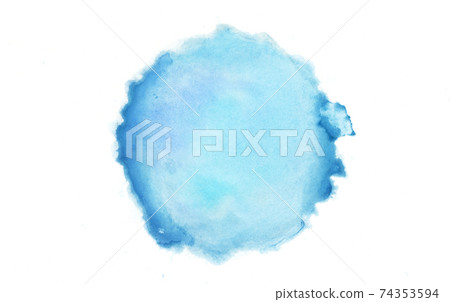 Blue watercolor brush marks, background... - Stock Illustration ...