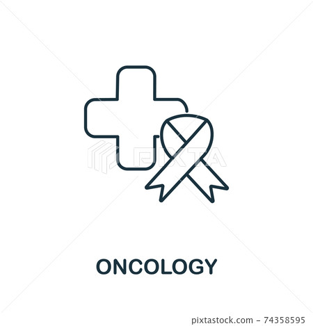 Oncology icon from medical collection. Simple... - Stock Illustration ...