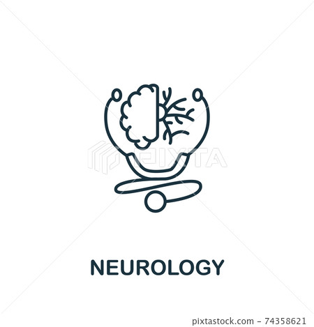 Neurology icon from medical collection. Simple... - Stock Illustration ...