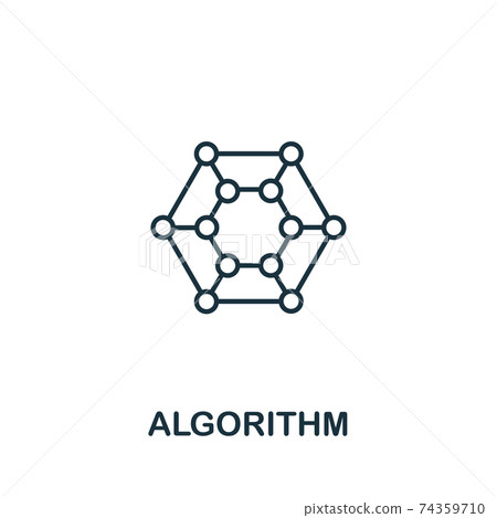 Algorithm icon from machine learning...-插圖素材 [74359710] - PIXTA圖庫