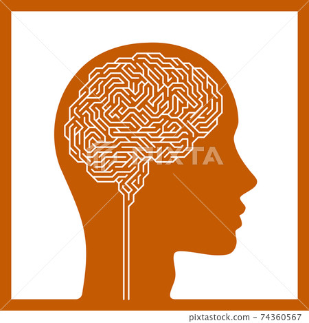 Brain Maze Vector Illustration - Stock Illustration [74360567] - PIXTA