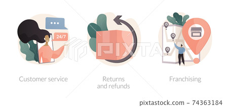 Retail market abstract concept vector... - Stock Illustration [74363184 ...