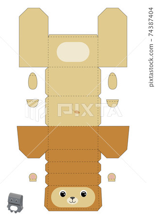 Party favor box lion design for for sweets,...-插圖素材 [74387404] - PIXTA圖庫