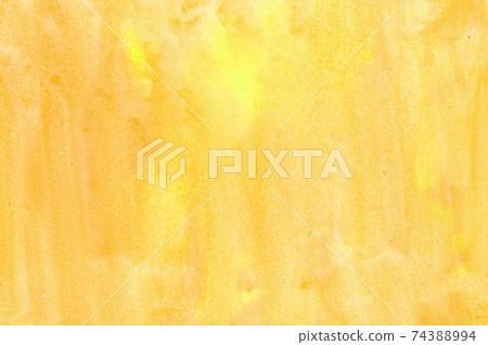 Yellow watercolor brush marks, background... - Stock Illustration ...
