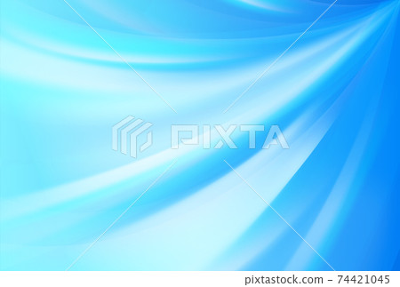 Blue wave background material - Stock Illustration [74421045] - PIXTA