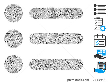 Hatch Mosaic Items Icon - Stock Illustration [74439569] - PIXTA