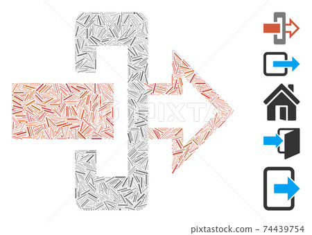 Hatch Mosaic Gateway Icon - Stock Illustration [74439754] - PIXTA