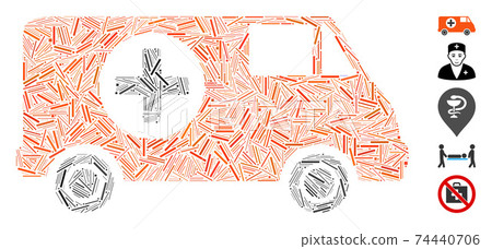 Hatch Collage Emergency Car Icon - Stock Illustration [74440706] - PIXTA