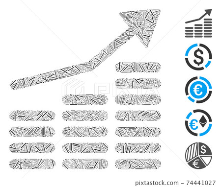 Hatch Mosaic Coins Diagram Icon - Stock Illustration [74441027] - PIXTA