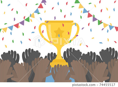 Clap you hands to congratulations the award. - Stock Illustration ...