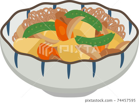 Japanese-style small bowl Nikujaga - Stock Illustration [74457595] - PIXTA
