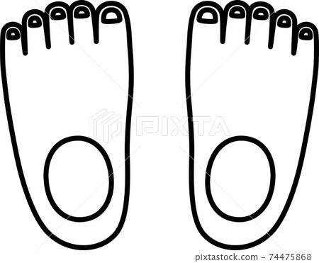 Instep: Human body parts illustration - Stock Illustration [74475868 ...