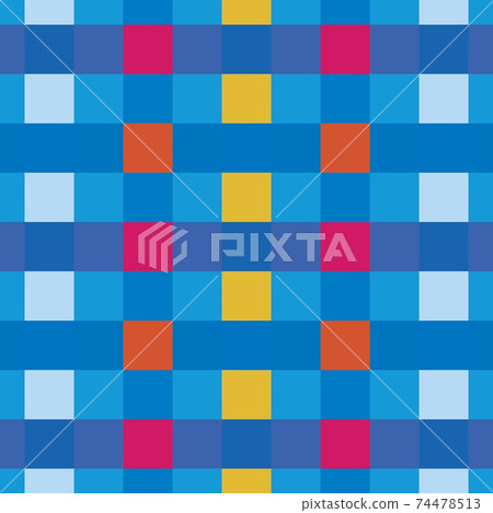 Geometric pattern square checkered pattern - Stock Illustration ...