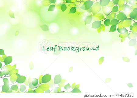 Refreshing fresh green background material - Stock Illustration ...